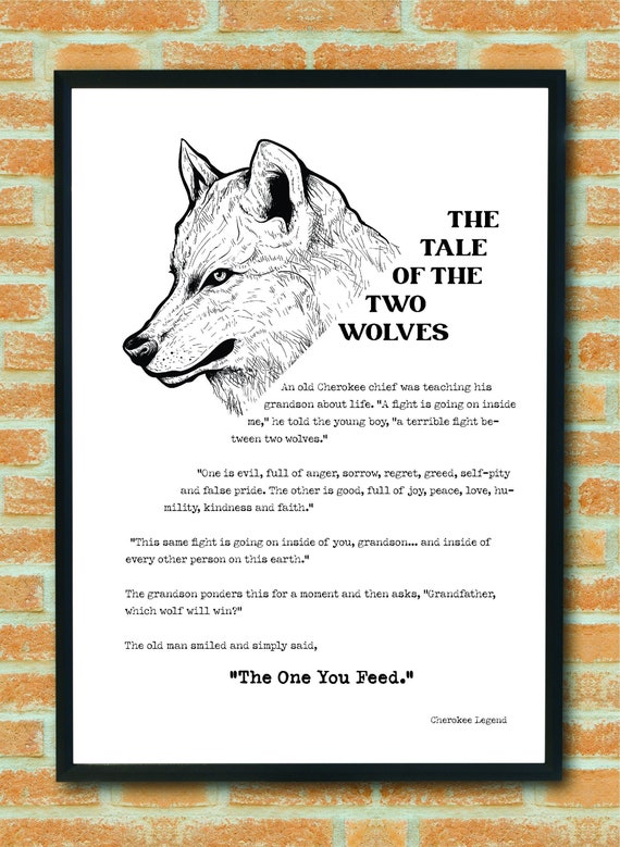 Two Wolves Poem