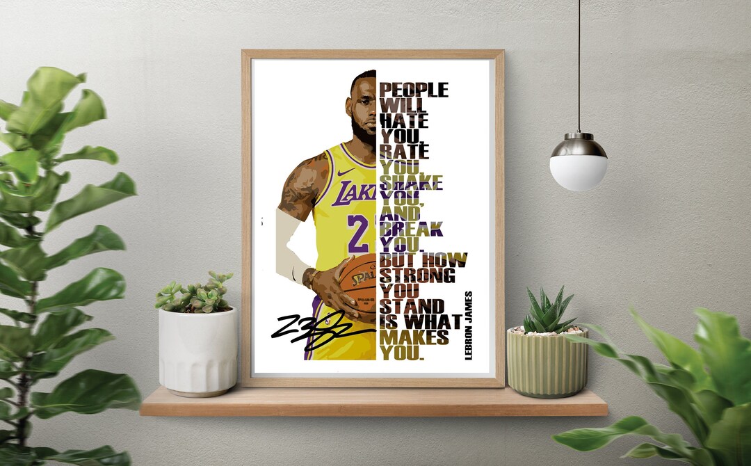 Lebron James Quote, Lebron Poster, Famous Quotes, Motivational Quote ...