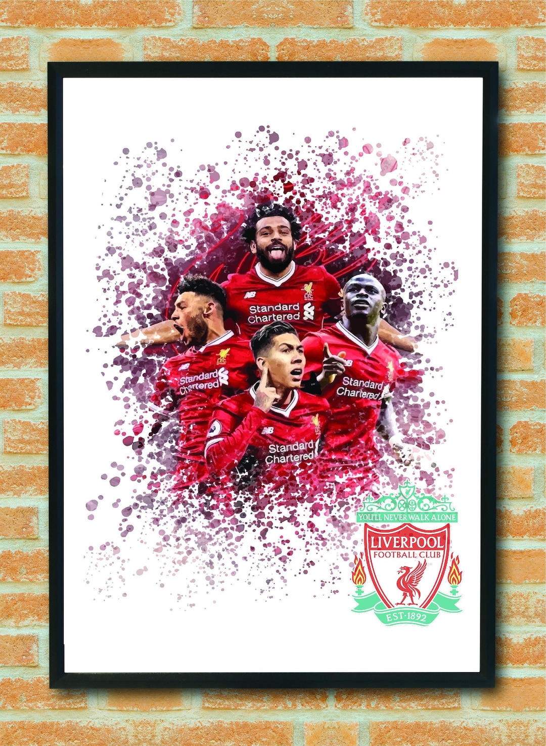 Liverpool Team DIGITAL Printable Poster Football - Etsy