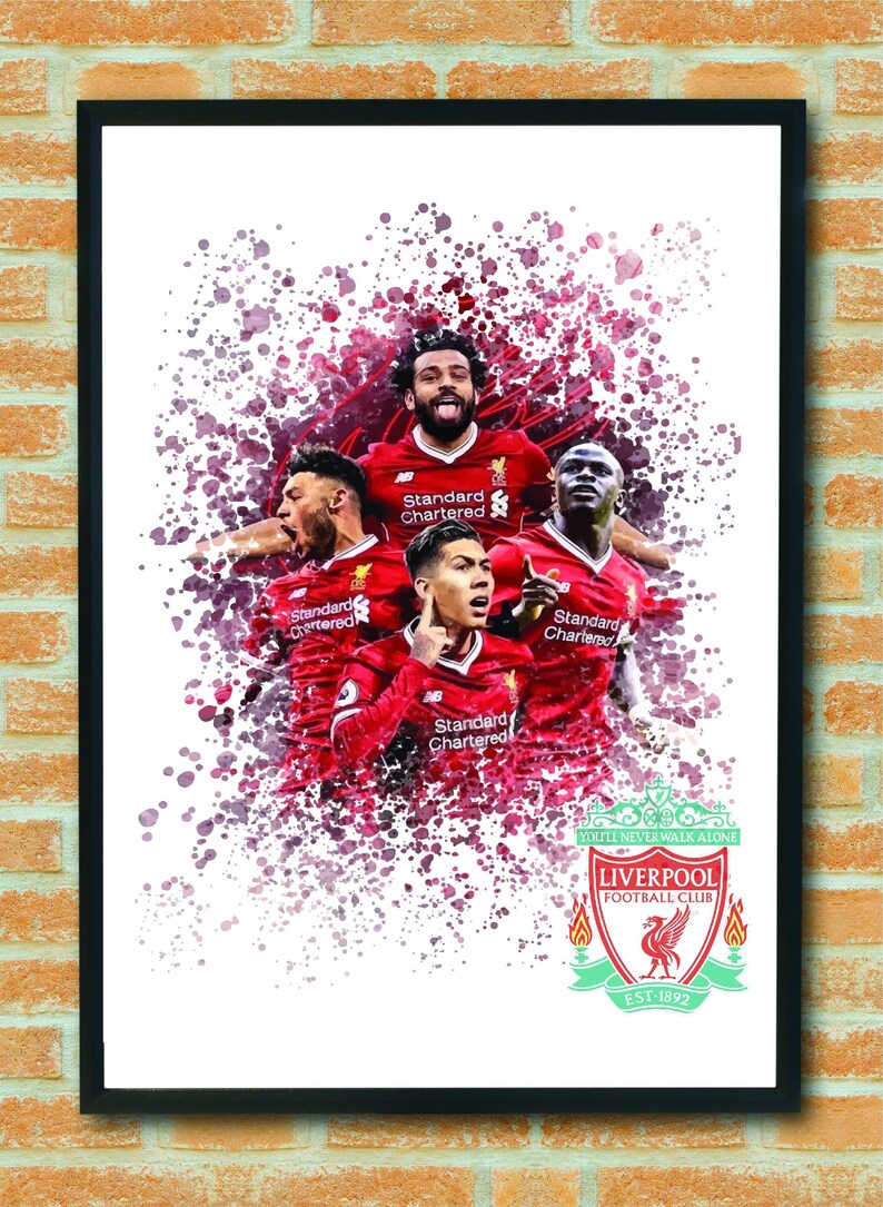 Liverpool Team DIGITAL Printable Poster Football - Etsy
