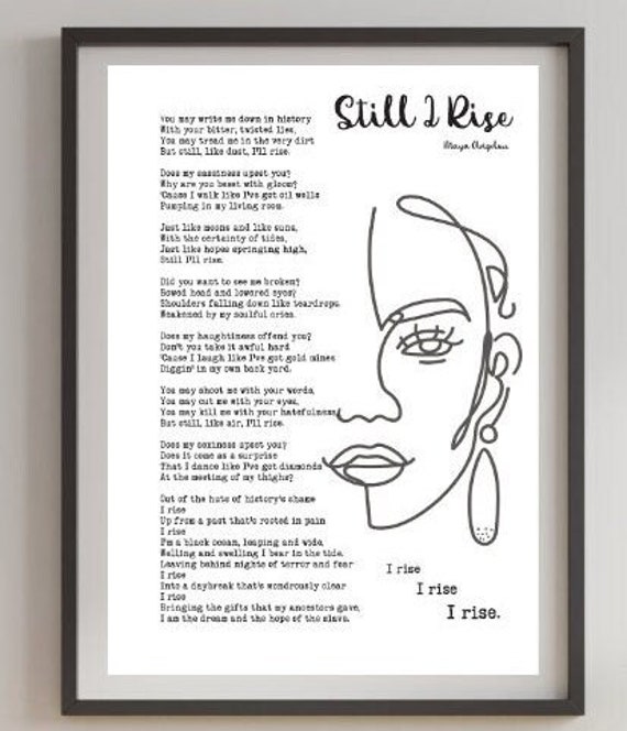 Still I Rise Poem Pdf