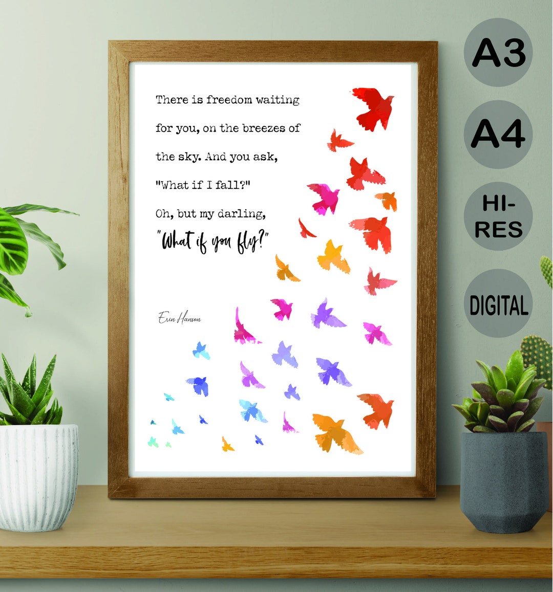 Erin Hanson what If I Fall Oh but My Darling, What If You Fly,classic ...