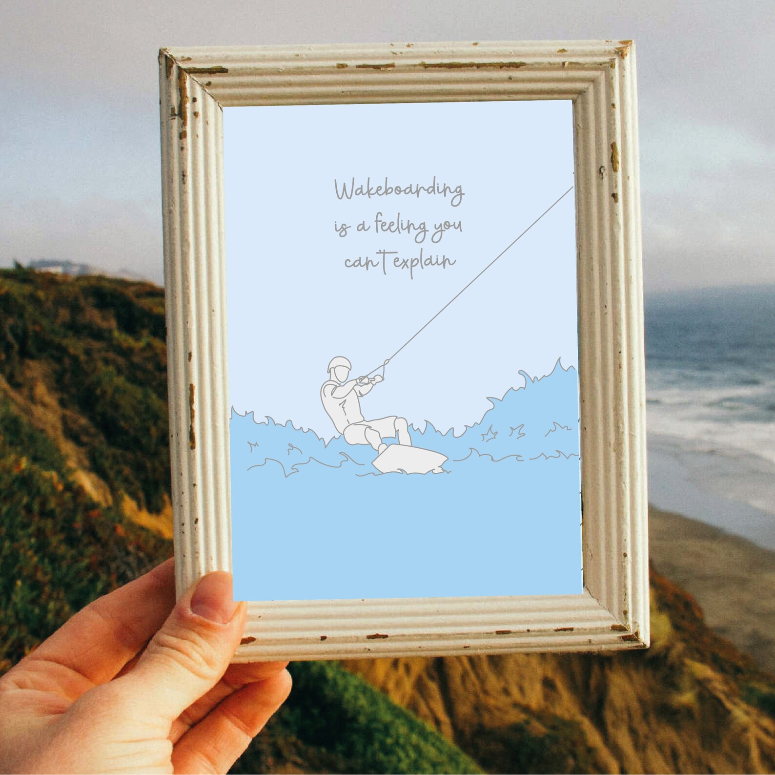 Wakeboarding Poster - Wakeboard, Wake Life, Wave, Water Sport A3/A4/A5 ...