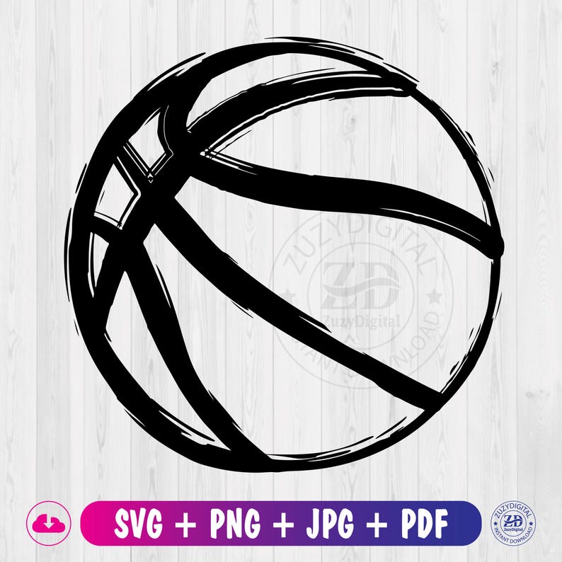 Basketball SVG Cut Files: Vector Graphics (digital Download) - Etsy