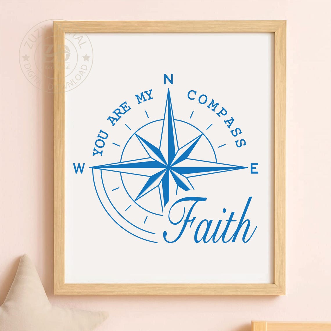 Faith Compass Clipart – “you Are My Compass” Quote Design | Spiritual ...