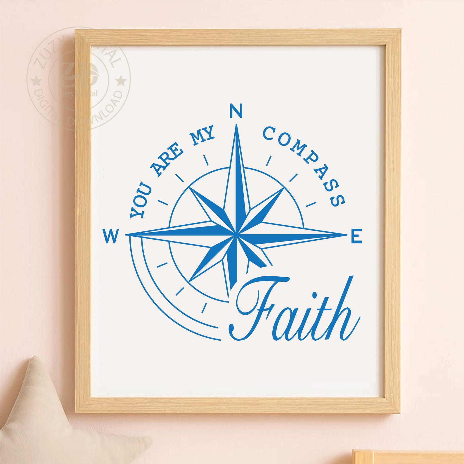 Faith Compass Clipart – “you Are My Compass” Quote Design | Spiritual ...