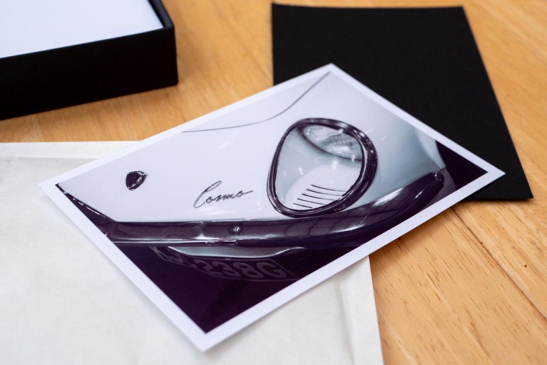Mazda Car Print Rotary Engine Art JDM Wall Hanging Mazda Cosmo 1960s ...