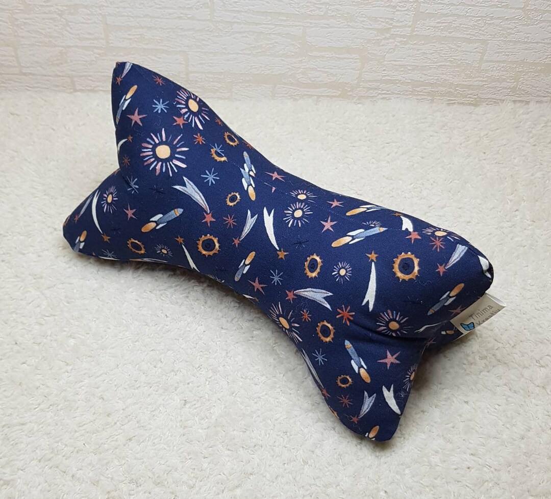Reading Bone Children Blue Space Stars Planets Reading Pillow Neck ...