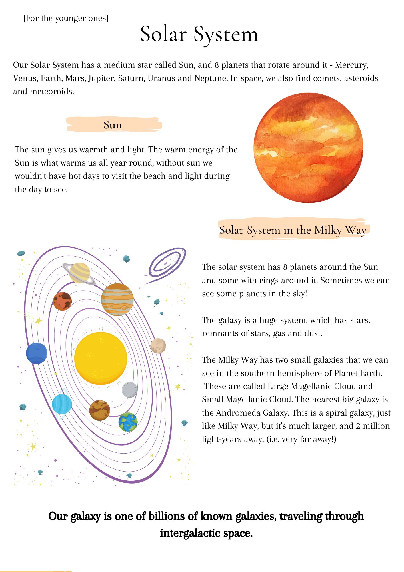 Space Science Curriculum, Solar System, Constellations, Science ...