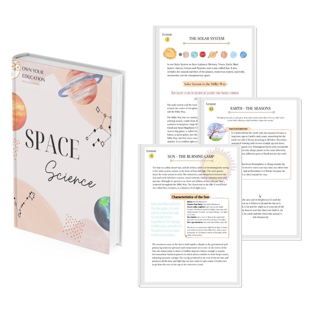 Space Science Curriculum, Solar System, Constellations, Science ...