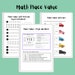 Place Value, 1st Grade, Math, Montessori, Printable Worksheets, Fichas ...