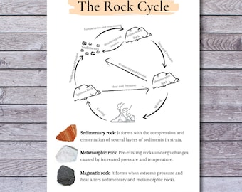 Rock Cycle Poster - Etsy