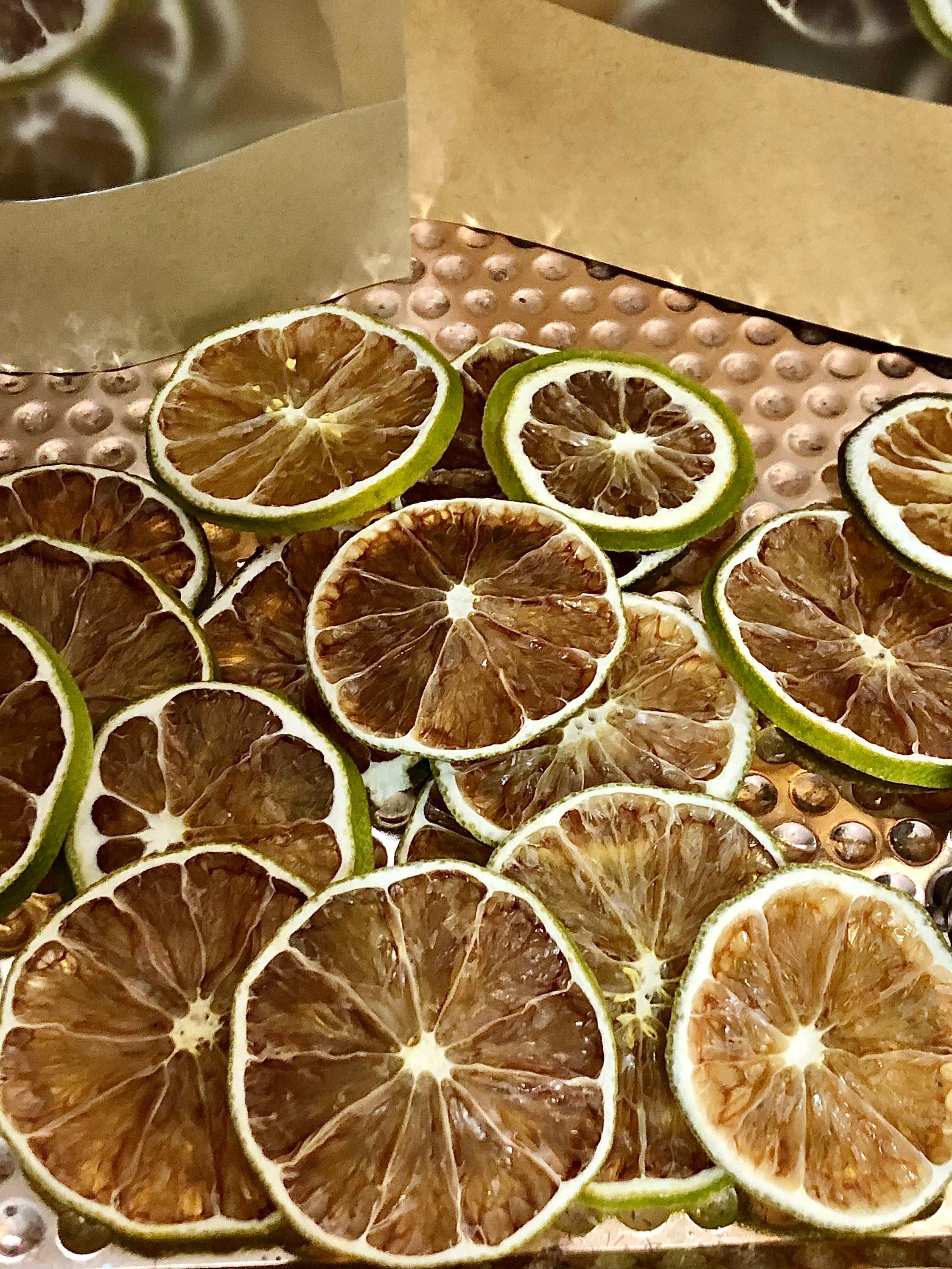 Dehydrated Dried Lime Slices Cocktail Garnish Tea Infusion | Etsy