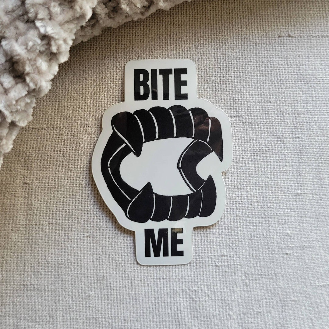 Bite Me Sticker - Etsy