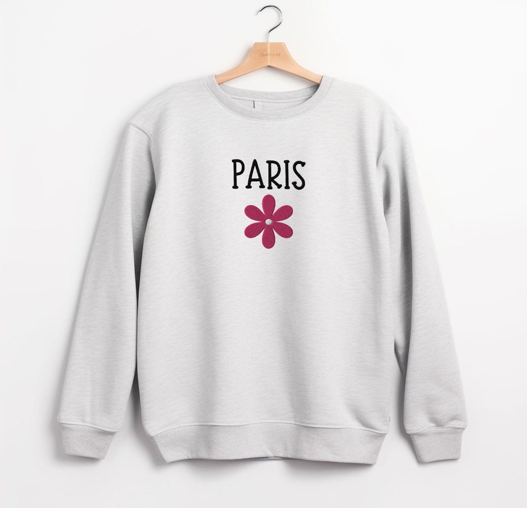 Custom Destination Embroidered Sweatshirt, Personalized Travel Sweater ...
