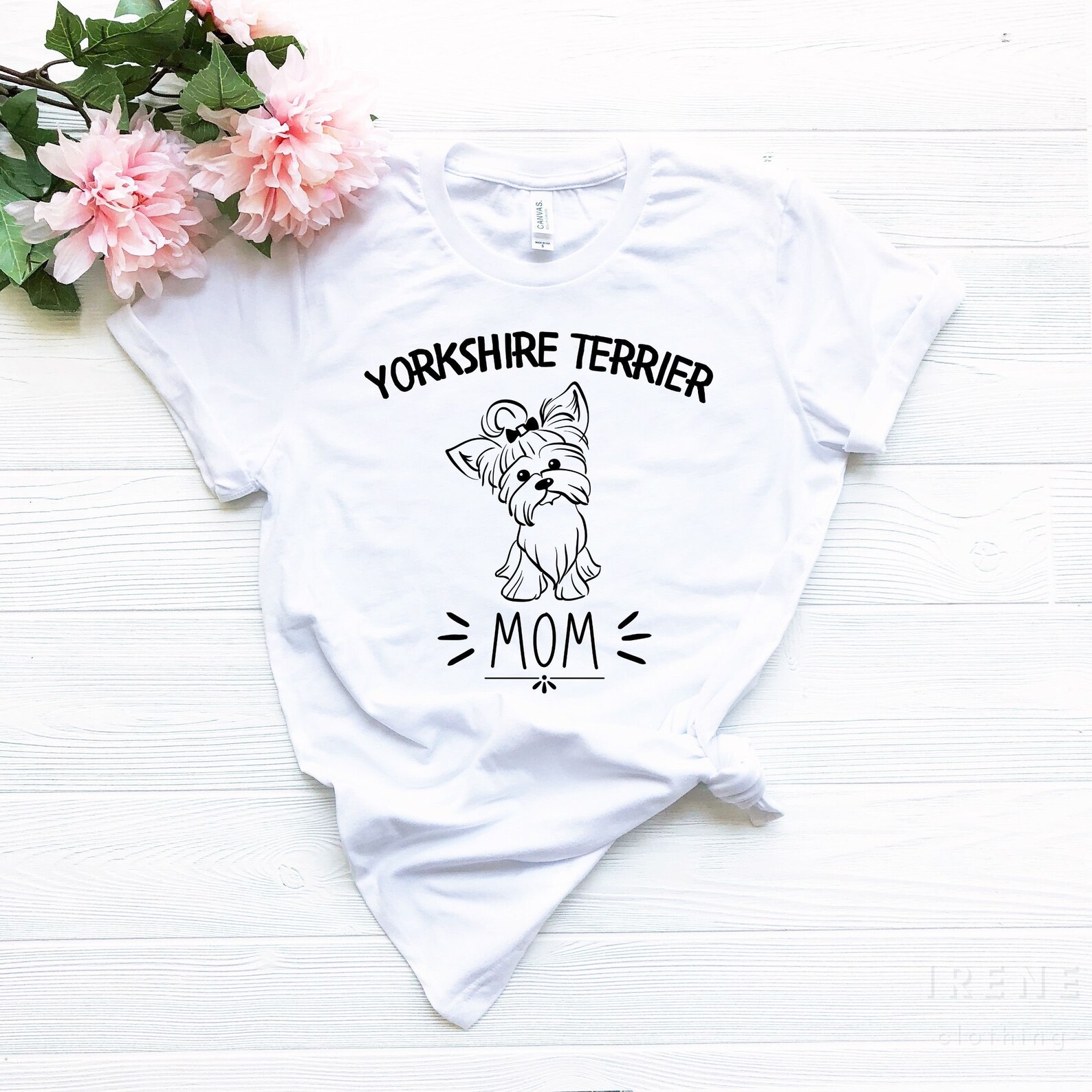 Yorkie Tshirt Yorkie Dog Tee Shirt Yorkshire Terrier Yorkie | Etsy