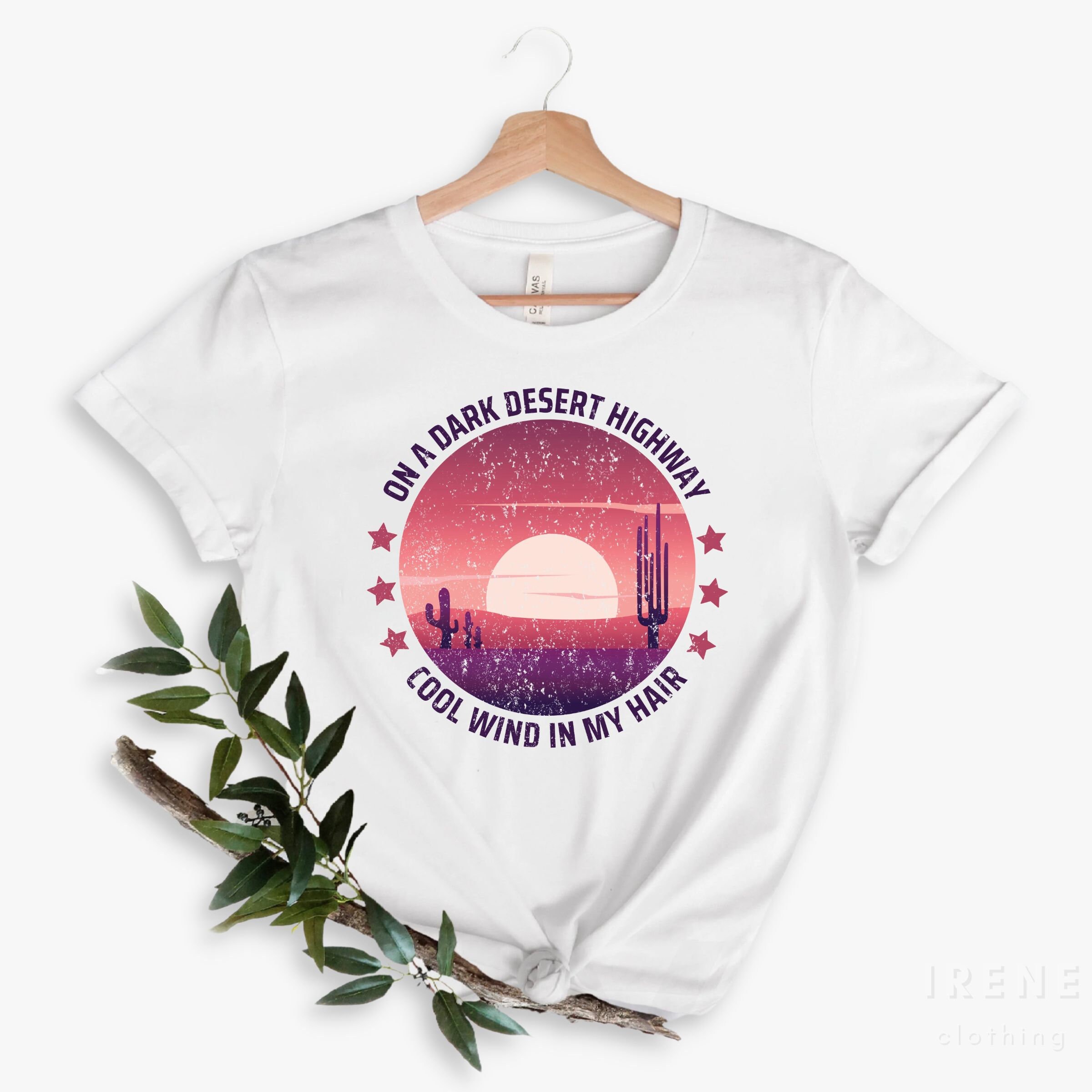 On a Dark Desert Highway Cool wind in my Hair T Shirts sold by Amaka ...