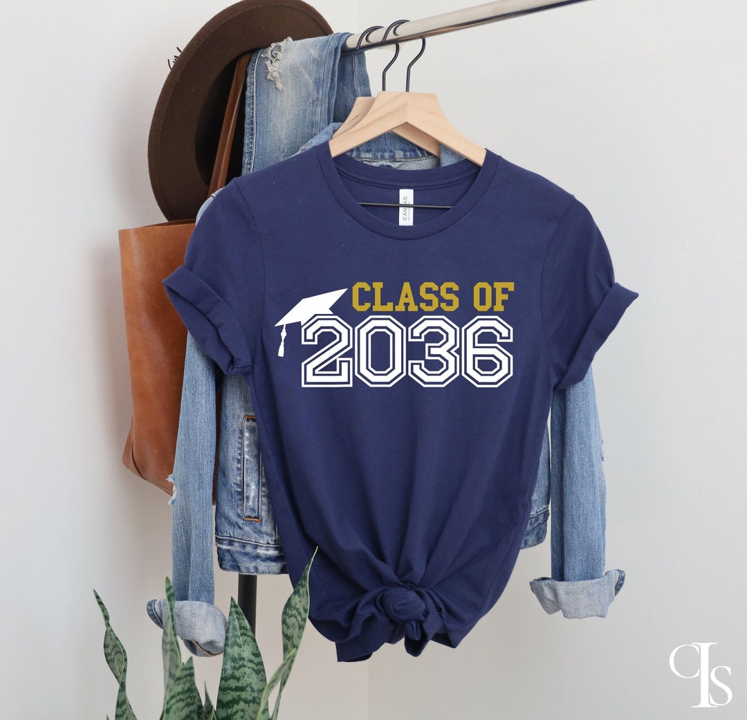 Class of 2036 Shirt Grow With Me Tee Personalized - Etsy