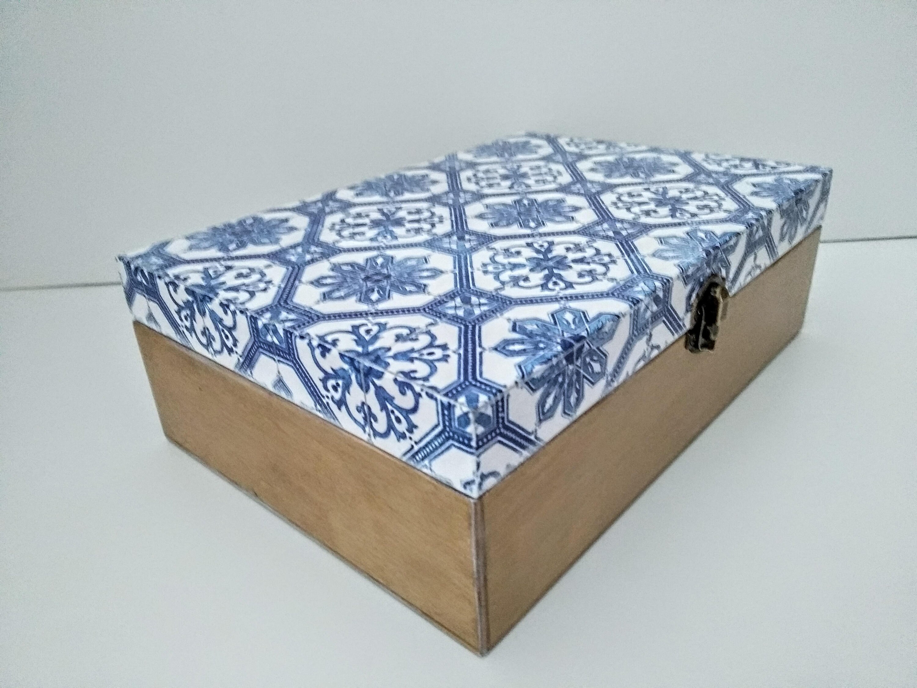 Wooden Blue Box for Teabox Holder for Teabig Tea Bag Storage - Etsy