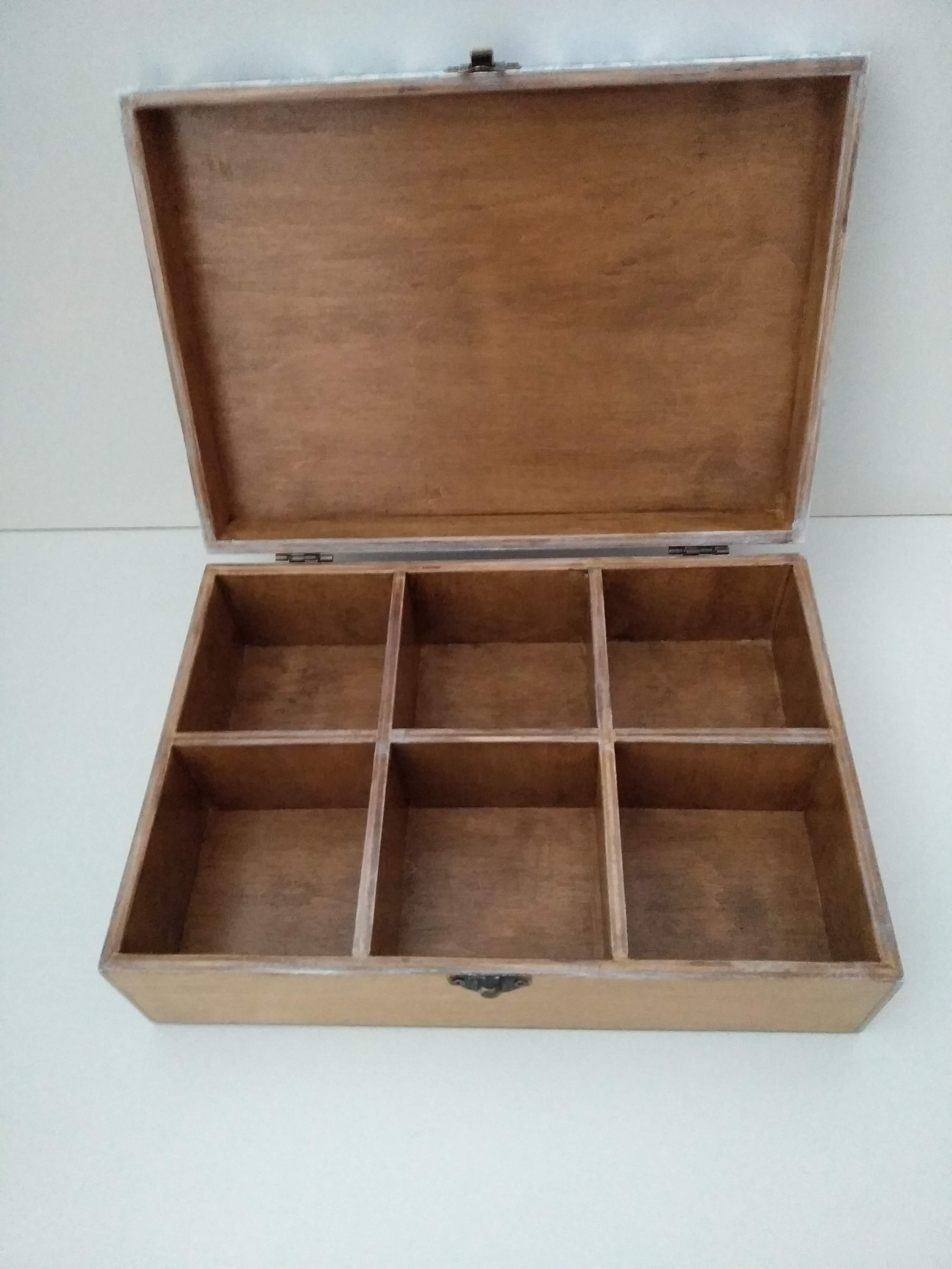 Wooden Blue Box for Teabox Holder for Teabig Tea Bag Storage - Etsy