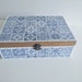 Wooden Blue Box for Tea,box Holder for Tea,big Tea Bag Storage Box,tea ...
