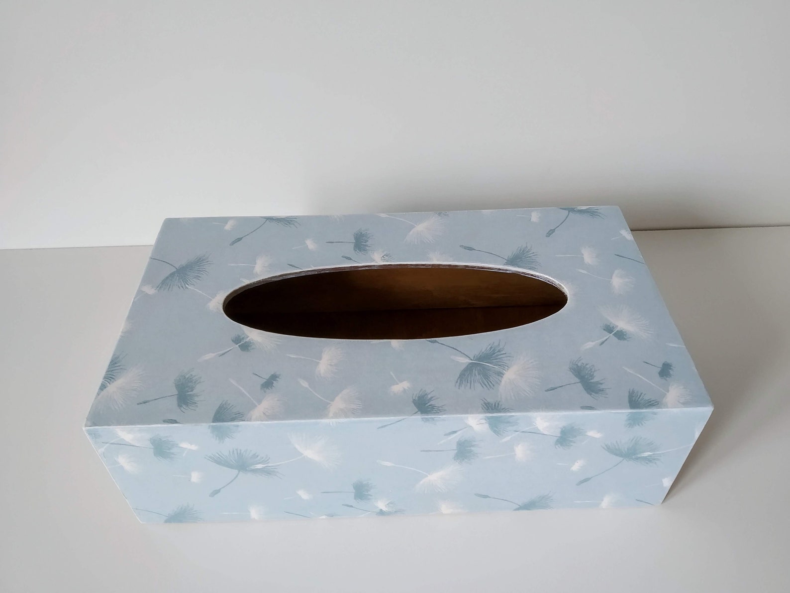 Tissue Box Cover Rectangular Sky Blue for Bathroomnapkin - Etsy