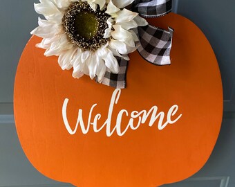 Welcome Pumpkin - Etsy