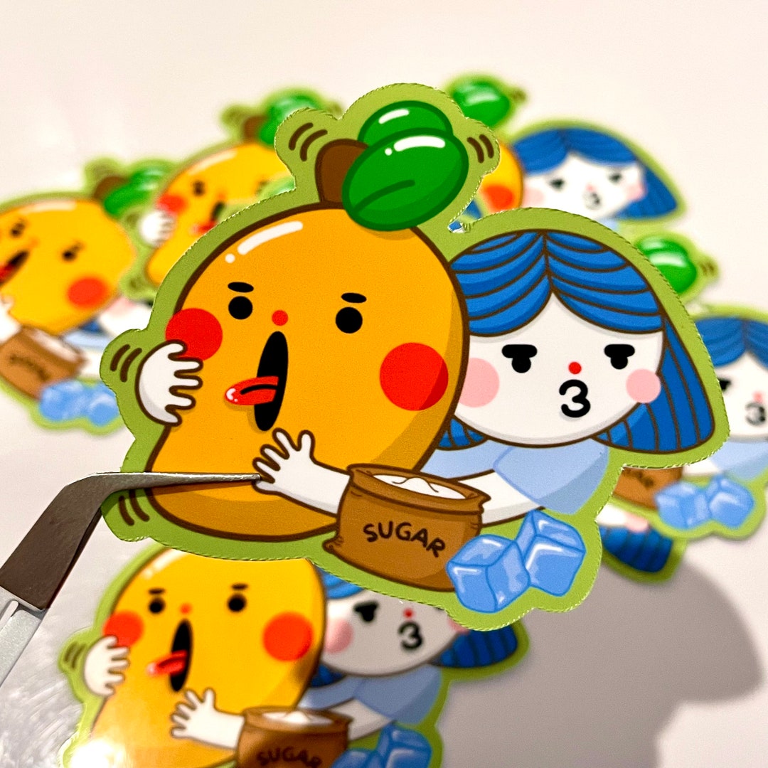 Mango Shake | Glossy Sticker | Waterproof - Etsy