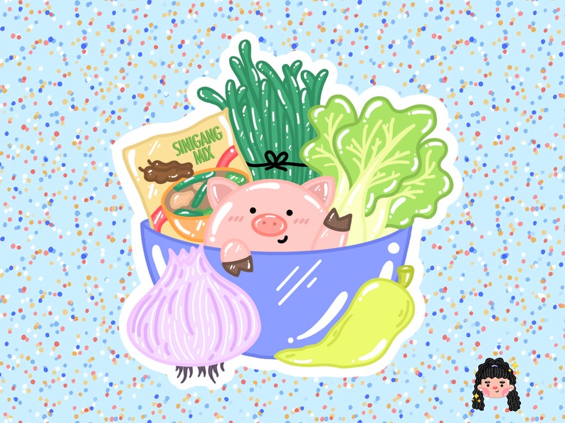 Sinigang Filipino Sticker Glossy Sticker Waterproof - Etsy