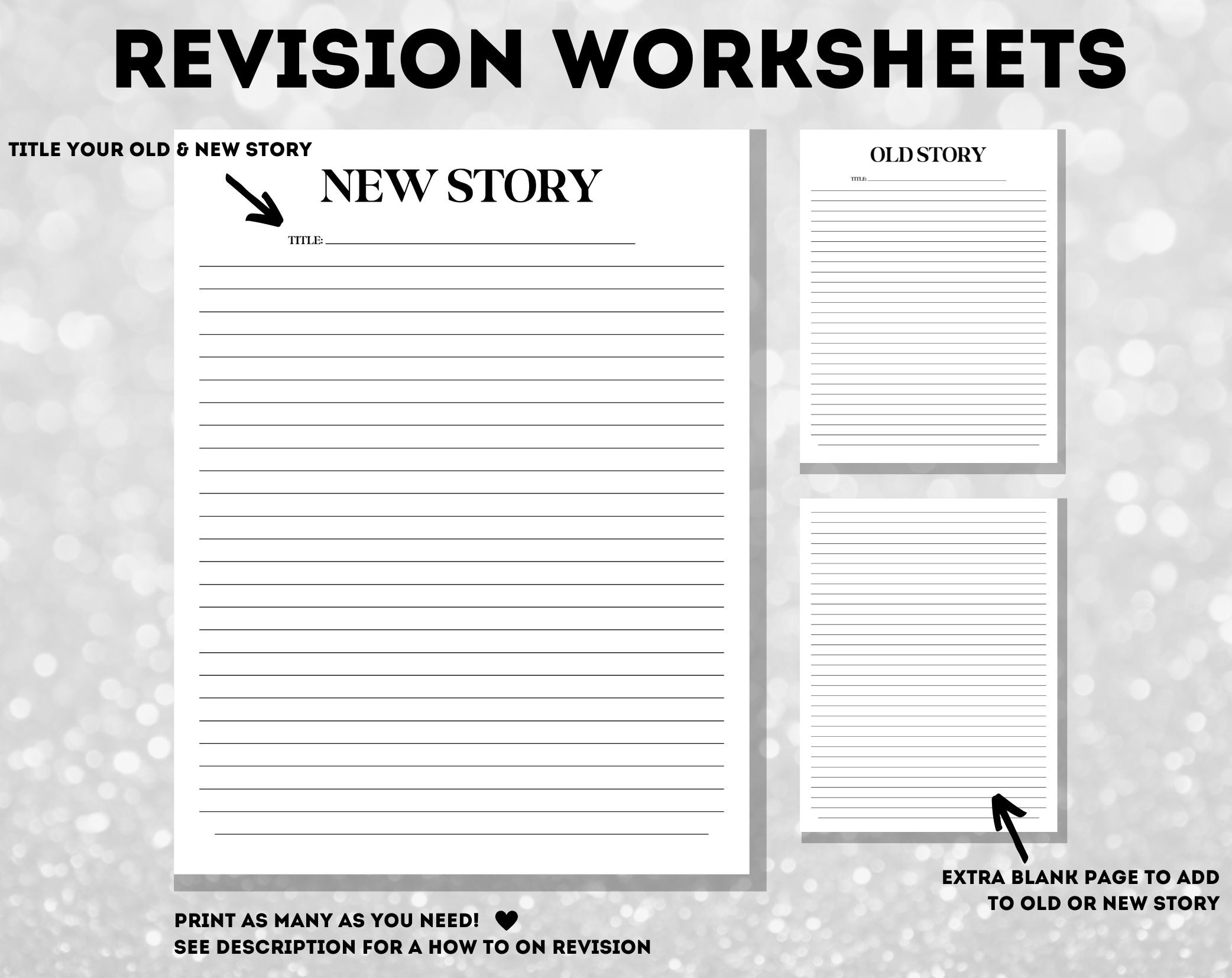 Revision Manifestation Worksheets Revision Law of Assumption - Etsy