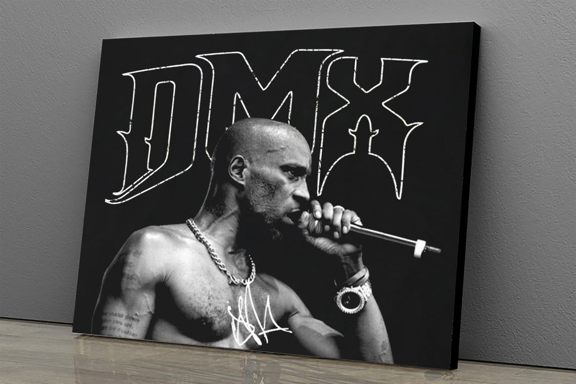 NEW DMX Poster DMX canvasdmx yonkers new york dark man x | Etsy