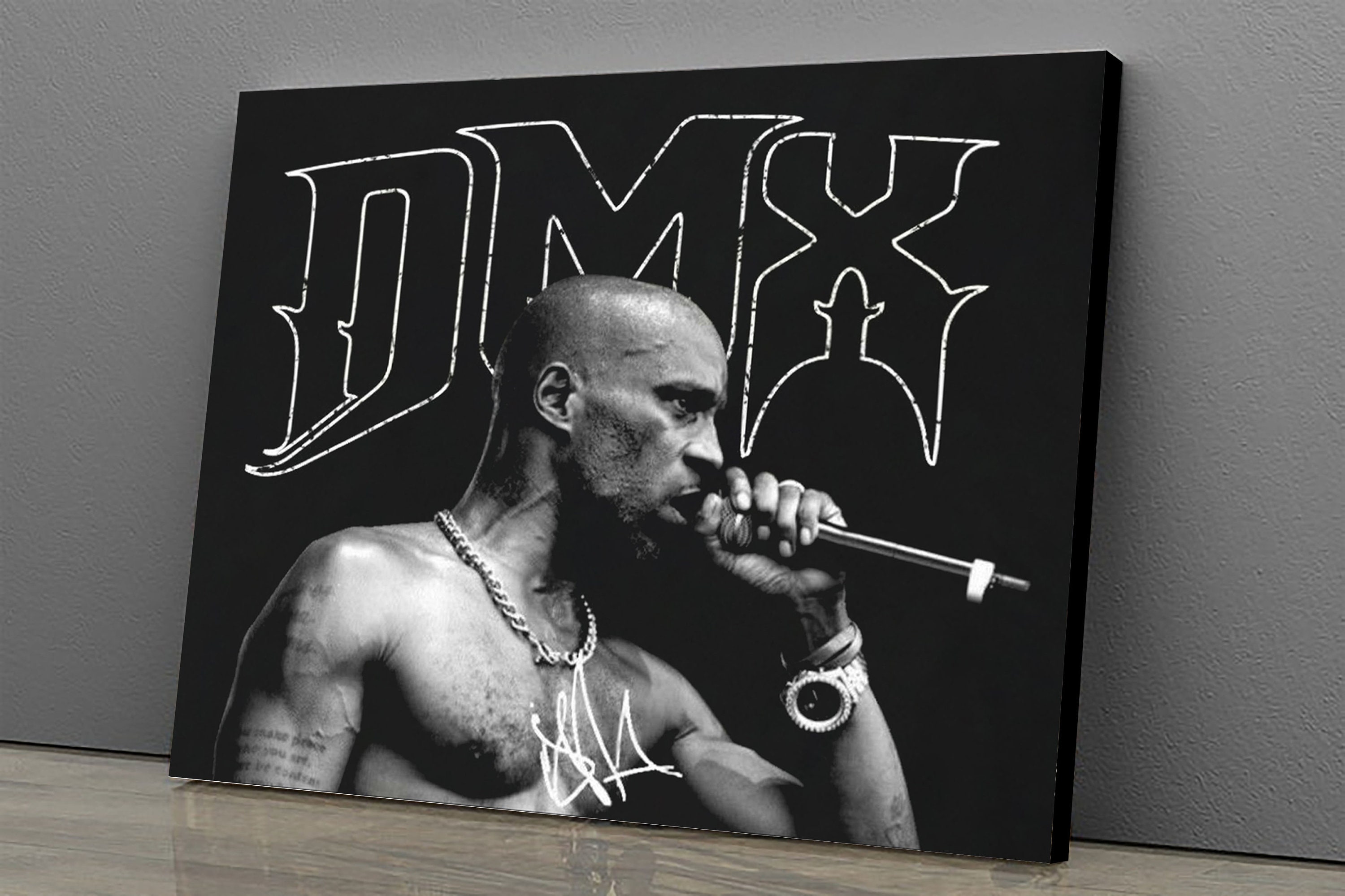 NEW DMX Poster DMX canvasdmx yonkers new york dark man x | Etsy