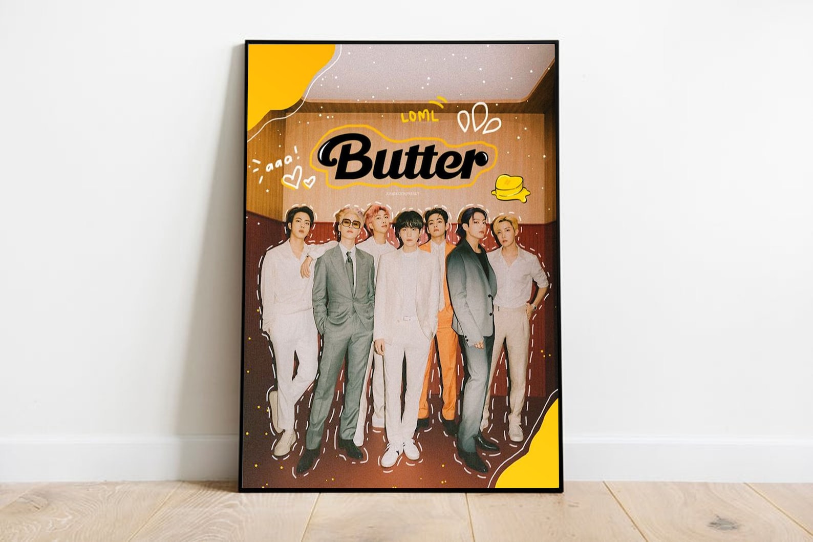 BTS poster butter album Poster Print Poster Namjoon | Etsy