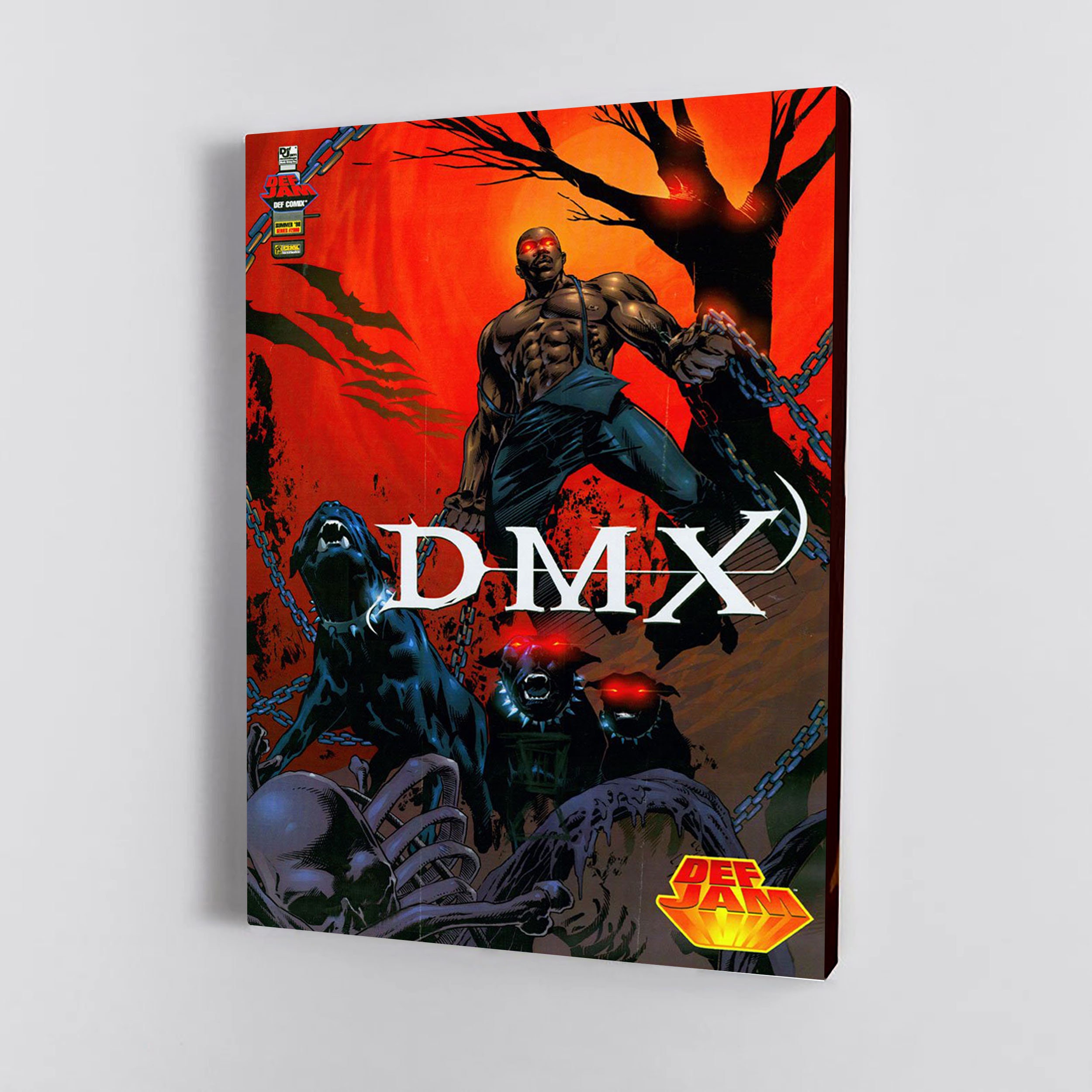 DMX Poster DMX canvas dmx yonkers new york dark man x | Etsy