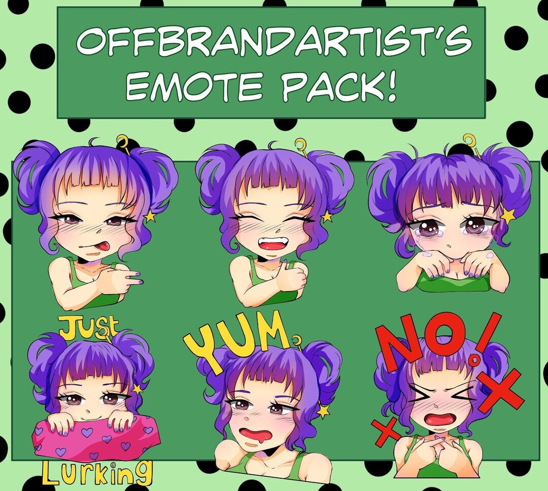 Emote Pack (6 Emotes) - Etsy