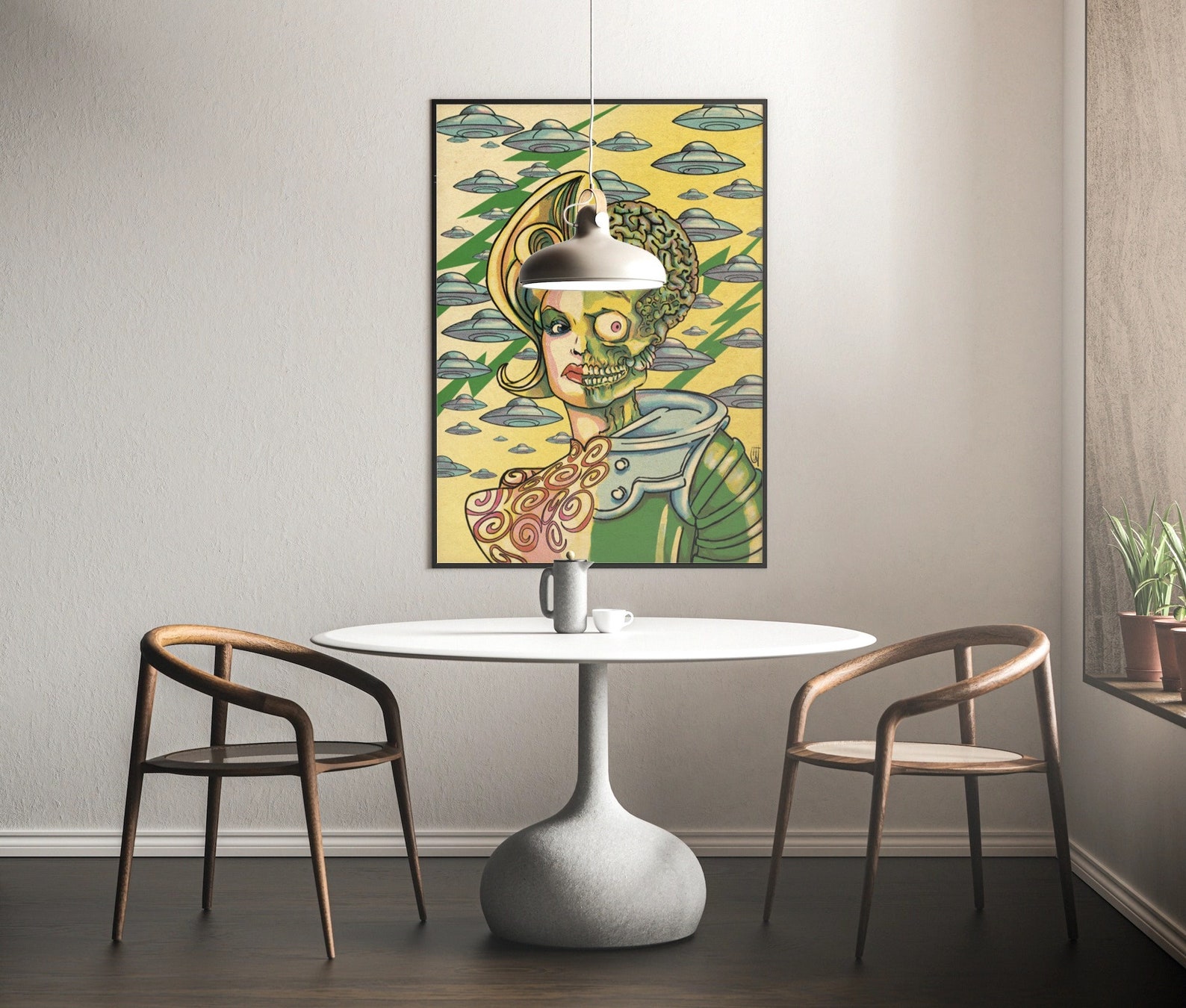 Mars Attacks Original Handmade Digital Artwork Inspired by Mars Attacks ...