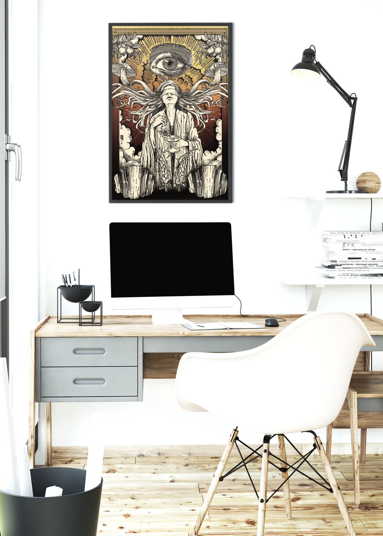 Bakery Vision | Original Handmade Digital Artwork on Matte Vertical ...