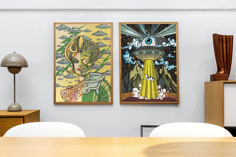 Mars Attacks | Original Handmade Digital Artwork Inspired by Mars ...