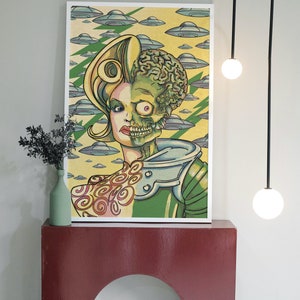 Mars Attacks | Original Handmade Digital Artwork Inspired by Mars ...