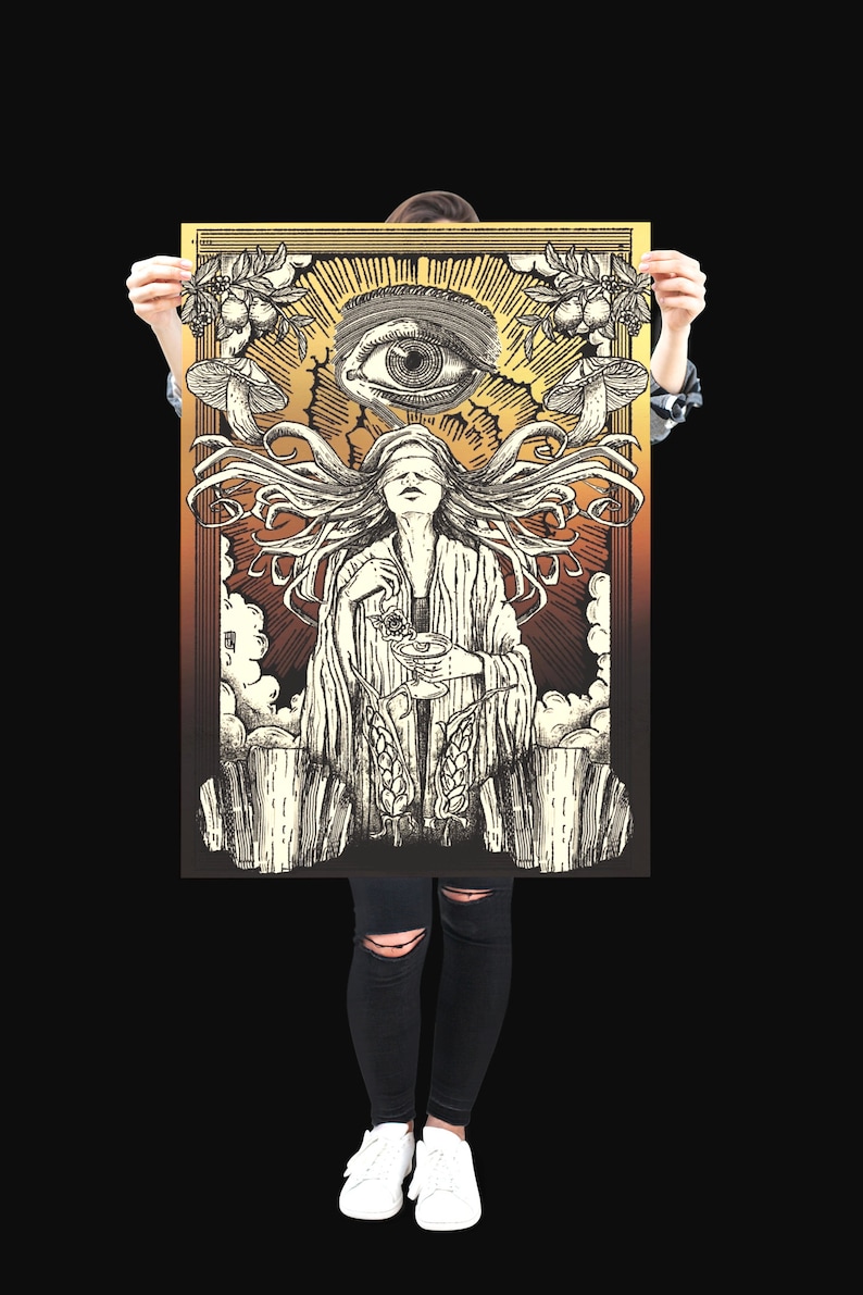 Bakery Vision Original Handmade Digital Artwork on Matte Vertical ...