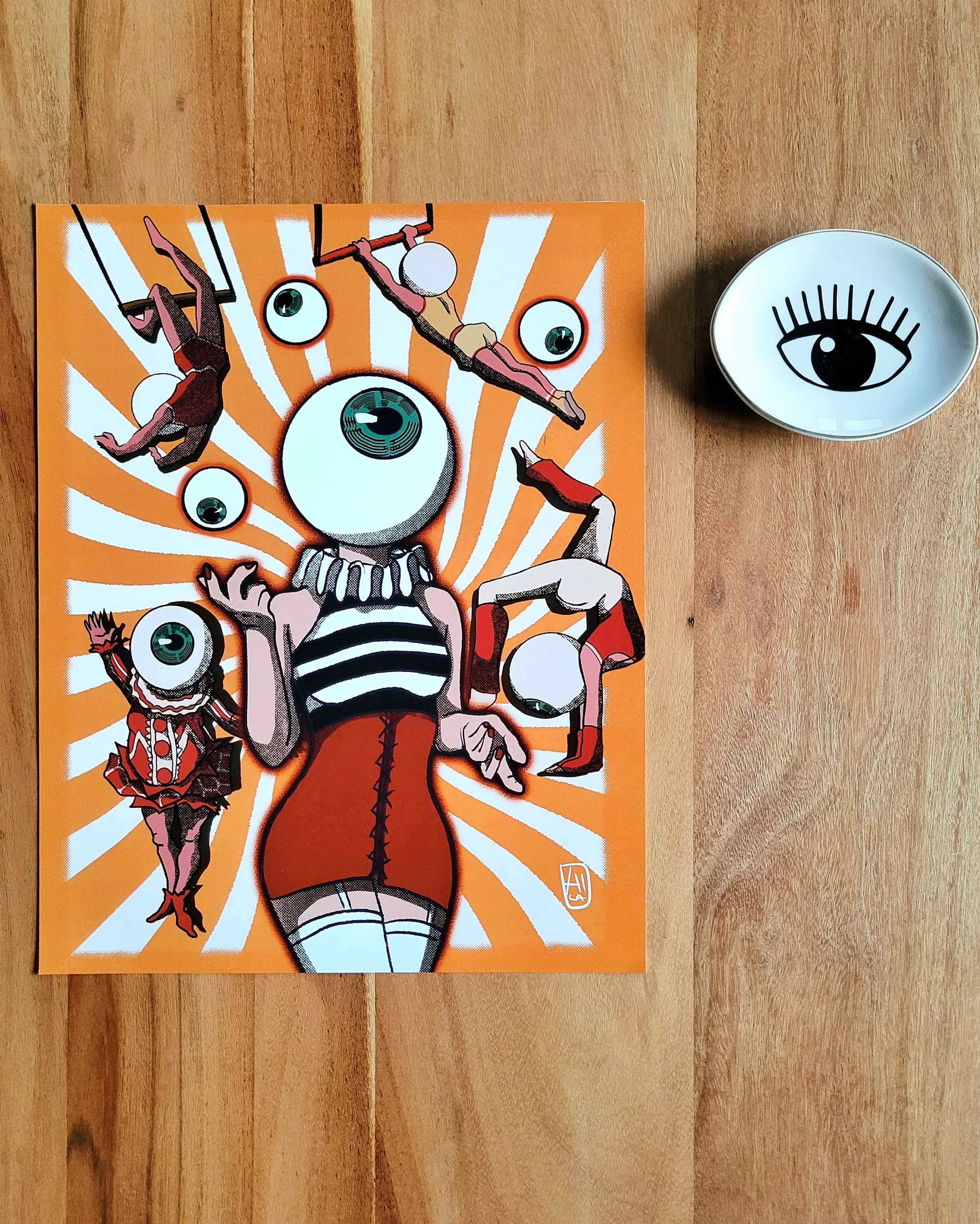 Circus Art Print Poster 11 X 14 Wall Decor High Quality Art Print ...