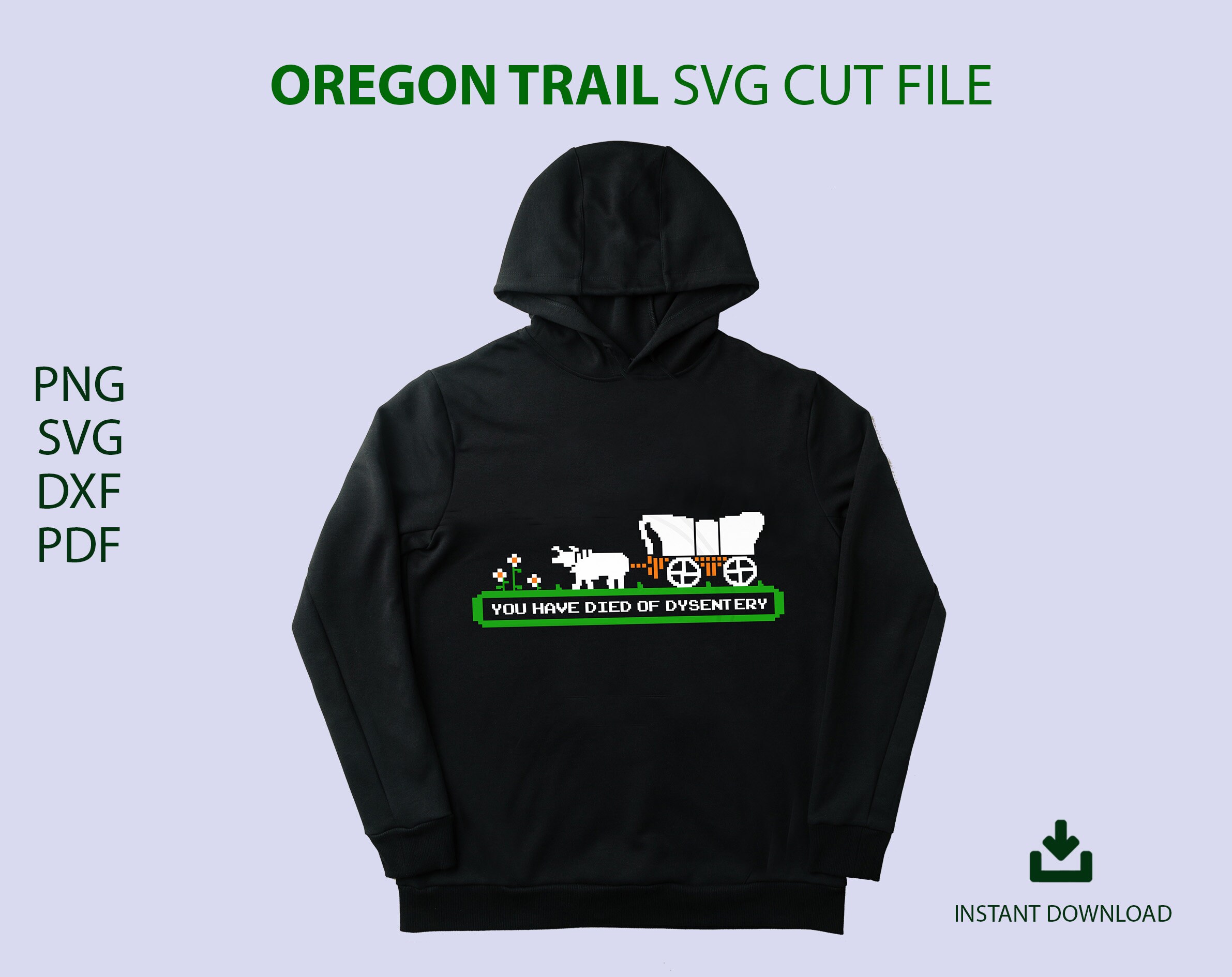 Oregon Trail Svg, Oregon Svg, Retro Game Svg, Gamer Svg, Gaming Svg ...