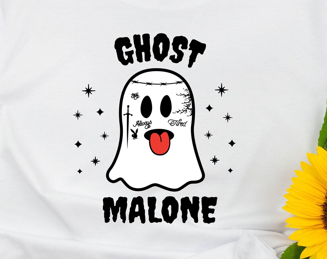 Ghost Malone Svg Ghost Malone Png Ghost Malone Design Ghost Clip Art ...