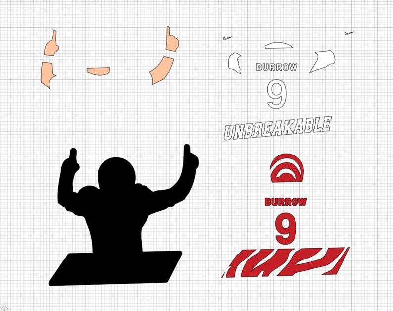 Bengals Joe Burrow Svg Cut File - Etsy
