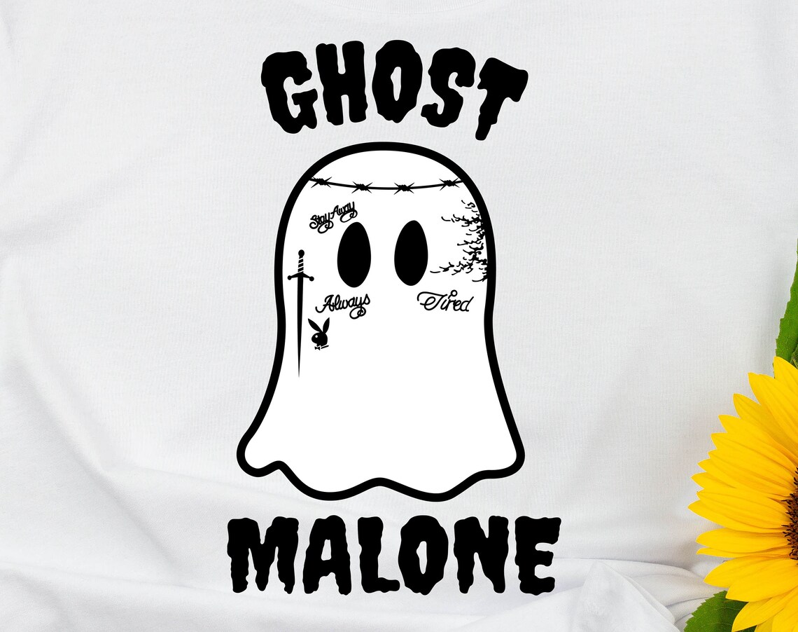 Ghost Malone Svg Ghost Malone Png Ghsot Malone Digital - Etsy