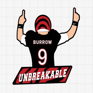 Bengals Joe Burrow Svg Cut File - Etsy