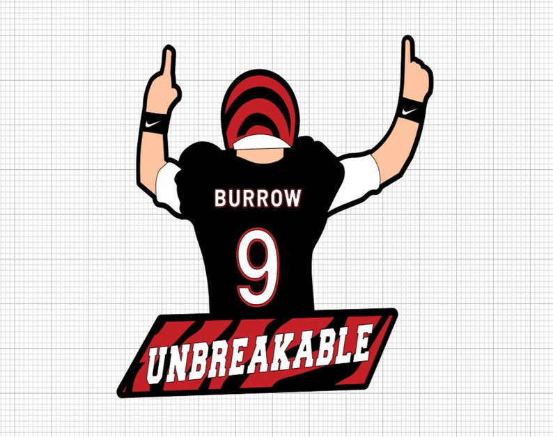 Bengals Joe Burrow Svg Cut File - Etsy