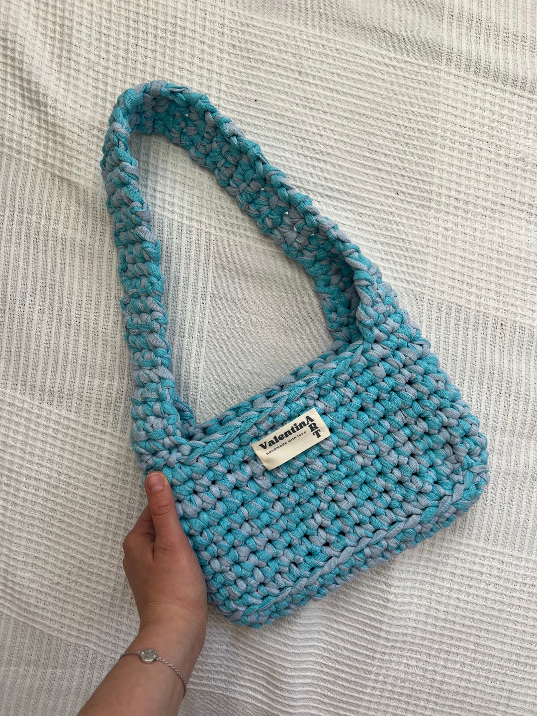 Easy Chunky Crochet Bag Pattern / Tutorial LUNA BAG - Etsy