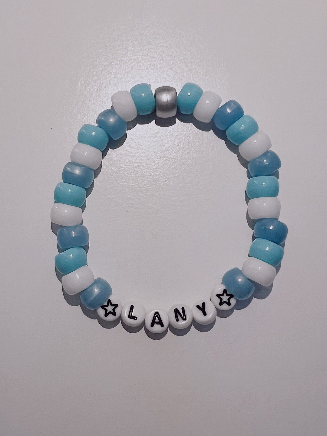 LANY Blue Beaded Bracelet - Etsy