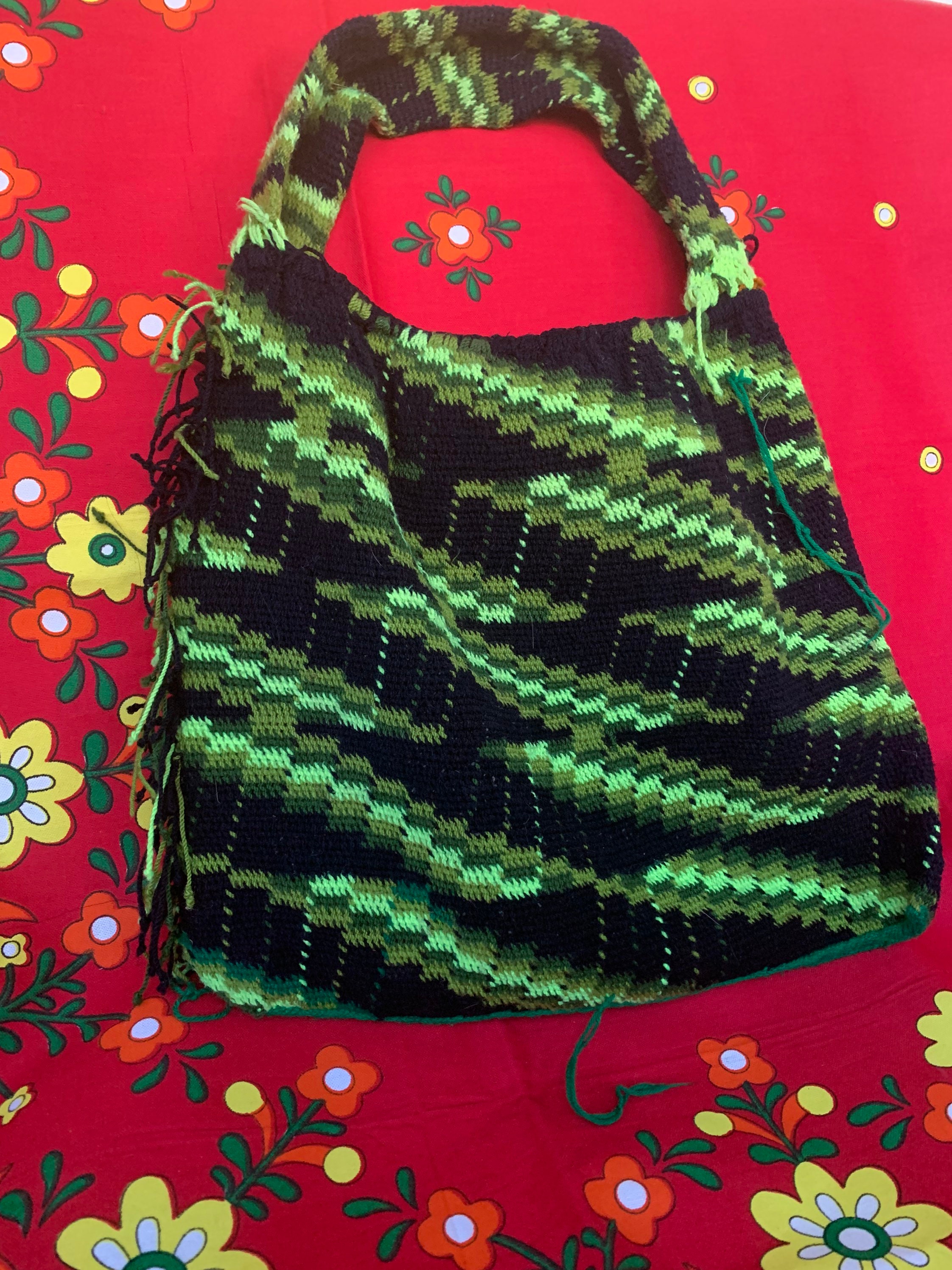 Hand Woven Bilum Bag From PNG - Etsy